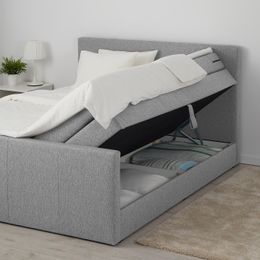 IKEA MOGREINA Boxspringbett mit Bettkasten