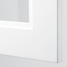 IKEA METOD Wandschrank mit Böden/2 Glastüren
