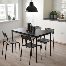 IKEA SANDSBERG / ADDE Tisch und 4 Stühle