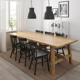IKEA MÖCKELBY / NORRARYD Tisch und 6 Stühle