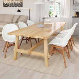 IKEA MÖCKELBY / FANBYN Tisch und 6 Stühle