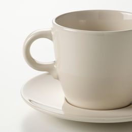 IKEA FÄRGKLAR Tasse mit Untertasse