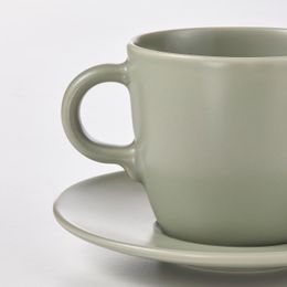 IKEA FÄRGKLAR Tasse mit Untertasse