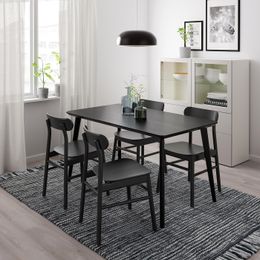 IKEA LISABO / RÖNNINGE Tisch und 4 Stühle