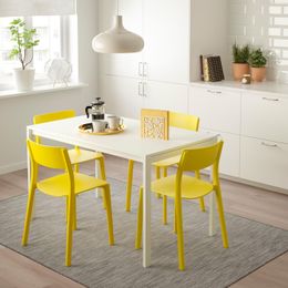IKEA MELLTORP / JANINGE Tisch und 4 Stühle