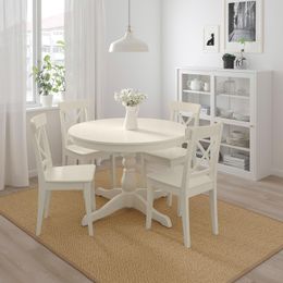IKEA INGATORP / INGOLF Tisch und 4 Stühle