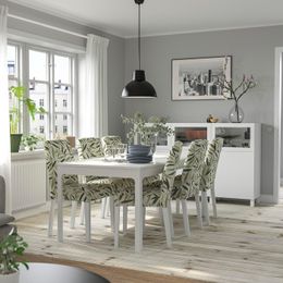 IKEA EKEDALEN / BERGMUND Tisch und 6 Stühle