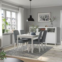 IKEA EKEDALEN / BERGMUND Tisch und 4 Stühle