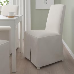 IKEA BERGMUND Stuhl mit langem Bezug