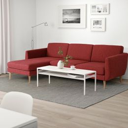 IKEA SMEDSTORP 4er-Sofa mit Récamiere