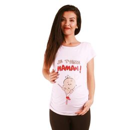 M.M.C. Umstandsshirt Je t’aime maman mit Motiv