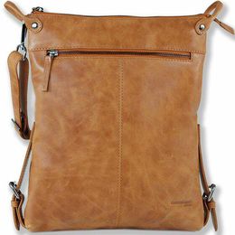 GreenLand Nature Light Umhängetasche Leder 27 cm braun