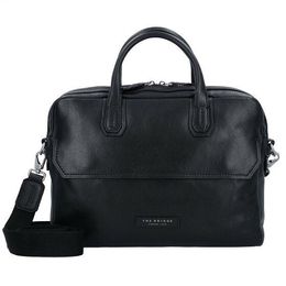 The Bridge Williamsburg Aktentasche Leder 37 cm Laptopfach nero