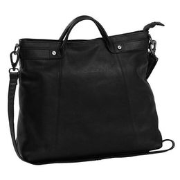 The Chesterfield Brand Wax Pull Up Handtasche Leder 35 cm black