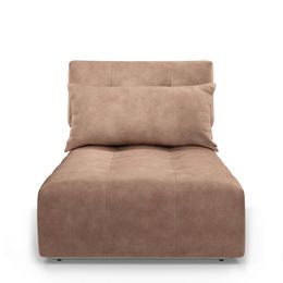 Rivièra Maison The Mark II Chaise Longue, velvet, golden beige