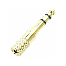 Omnitronic Klinke Male 6,35 / Female 3,5mm Stereo/ 10Stk