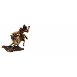 JVmoebel Dekoobjekt Design Cowboy Rodeo Pferd Figur Statue Skulptur Figuren Deko 5641