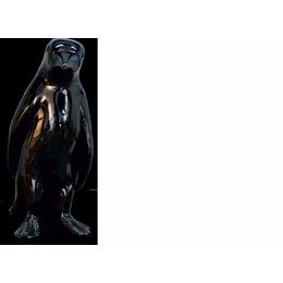 JVmoebel Dekoobjekt Design Pinguin Schwarz Figur Statue Skulptur Figuren Deko Neu 3062