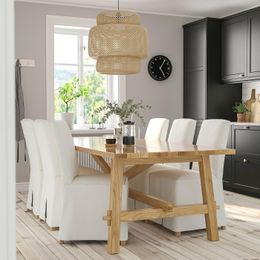 IKEA MÖCKELBY / BERGMUND Tisch und 6 Stühle