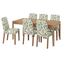 IKEA EKEDALEN / BERGMUND Tisch und 6 Stühle