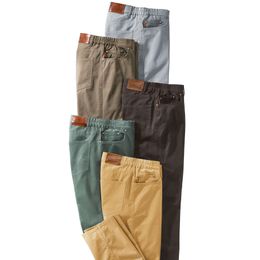 5-Pocket-Hose CLASSIC Gr. 58, Normalgrößen, grün (oliv) Herren Hosen Jeans