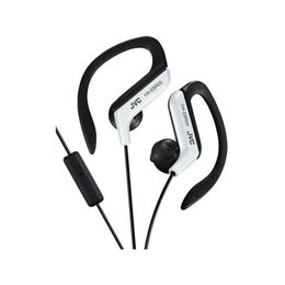 JVC in-ear sports headphones with remote control and microphone