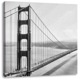 Pixxprint Leinwandbild Golden Gate Bridge