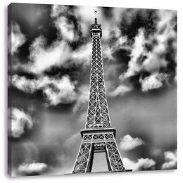 Pixxprint Leinwandbild Eifelturm Paris