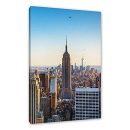 Pixxprint Leinwandbild Empire State Building in New York