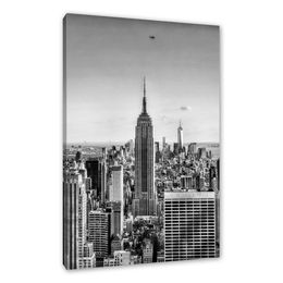 Pixxprint Leinwandbild Empire State Building in New York