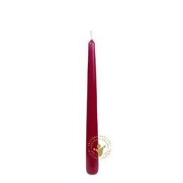 Jaspers Kerzen Spitzkerze Spitzkerzen bordeaux 250 x 24 mm, 4 Stück