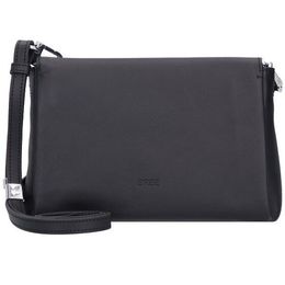 Bree Pure 14 Umhängetasche Leder 23 cm black