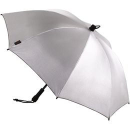Euroschirm® Stockregenschirm Swing, silber, mit UV-Lichtschutzfaktor 50+, silberfarben