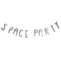 buttinette Papiergirlande "Space Party", 2 Meter