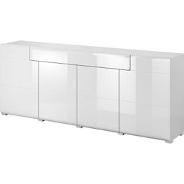 Helvetia Sideboard »Toledo«, Breite 208 cm, weiß