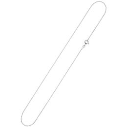 Jobo Goldkette Anker-Kette, 333 Weißgold 42 cm 1,6 mm, silberfarben