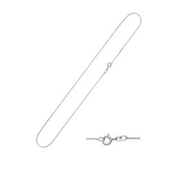 Jobo Goldkette Venezianer-Kette, 333 Weißgold 42 cm 0,9 mm, silberfarben