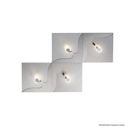 Grossmann FLOW Deckenleuchte Aluminium, 4-flammig