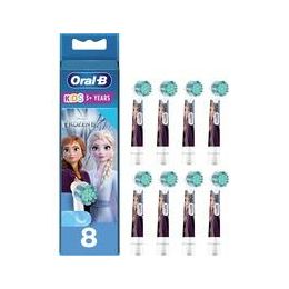Braun Oral-B Kids Frozen 8er, Aufsteckbürste weiß Packungsinhalt: 8 Stück Kompatibel zu: Elektrische Zahnbürsten von Oral-B, ausgenommen Pulsonic, Sonic und iO Bürstenkopf: Rund Borsten: Extraweich