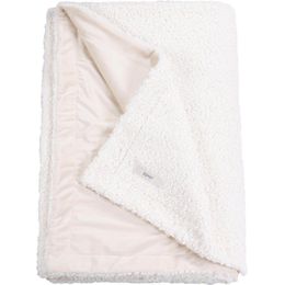 Wohndecke Teddy, Esprit, im Teddy-Look, Kuscheldecke, beige