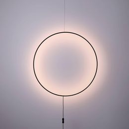 Viokef LED-Wandleuchte Shadow, kreisförmig, Ø 61 cm