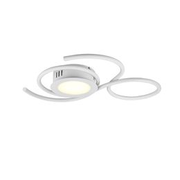 Trio Lighting LED-Deckenleuchte Jive, 50cm, weiß matt