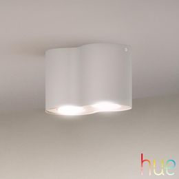 Philips Hue Pillar Deckenspot 2-flammig mit Dimmer, 8719514338463,