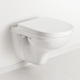 Villeroy & Boch Villeroy & Boch O.novo Combi-Pack Compact Wand-Tiefspül-WC, mit WC-Sitz, 5688H1R1,