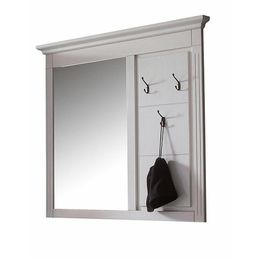 moebel-dich-auf Kompaktgarderobe LEONA 29116 (Spiegelgarderobe Wandgarderobe 115 cm breit