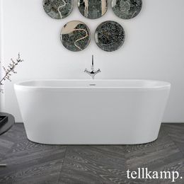 Tellkamp Easy Freistehende Oval-Badewanne, 0100-276-00-A/WMWM,