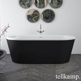 Tellkamp Easy Freistehende Oval-Badewanne, 0100-276-00-A/CRWMEB,