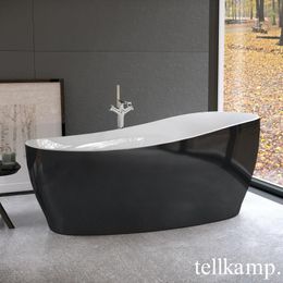 Tellkamp Sao Freistehende Oval-Badewanne, 0100-078-0B-AUF/CRSW,