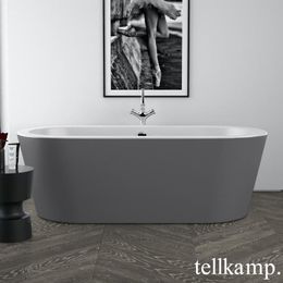 Tellkamp Solitär Freistehende Oval-Badewanne, 0100-082-00-AUF/CRWMCM,