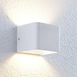 LINDBY LED-Wandleuchte Lonisa, weiß, 10 cm